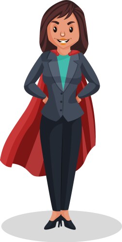 Hr manager cartoon character Royalty Free Vector Image