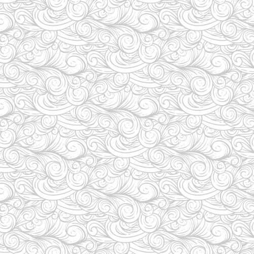 Abstract swirl cloud seamless pattern blue sky Vector Image