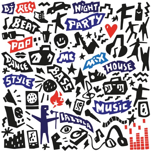Music - doodles collection Royalty Free Vector Image