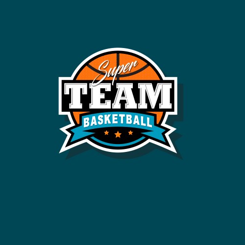 Volleyball logo design template emblem Royalty Free Vector