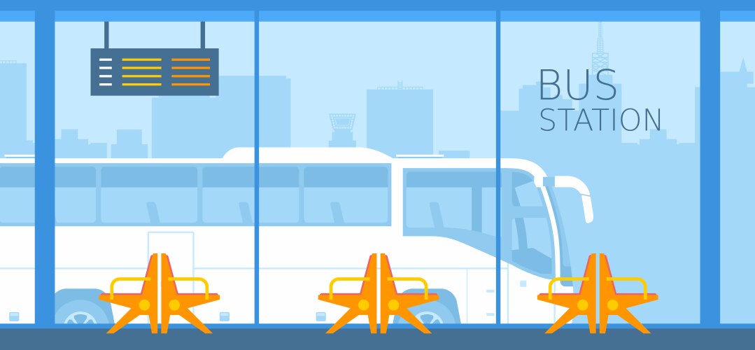 Bus background Royalty Free Vector Image - VectorStock