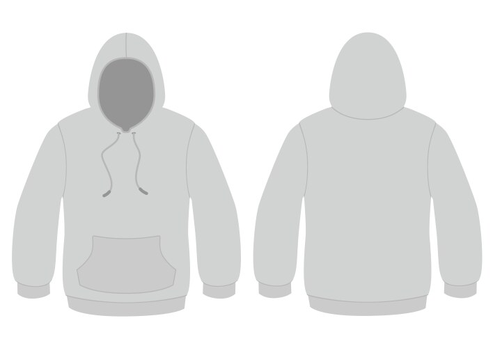 Hoodie template views Royalty Free Vector Image