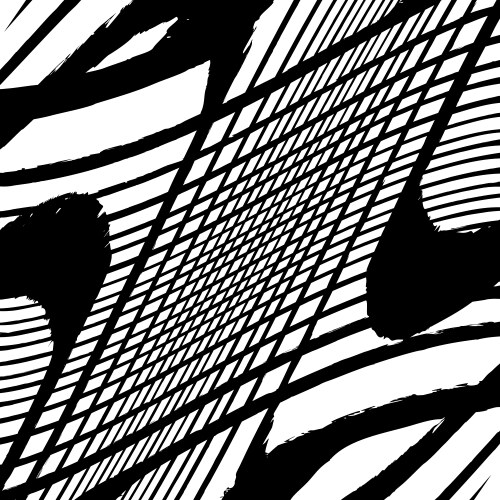 Scribble grunge texture square abstract Royalty Free Vector