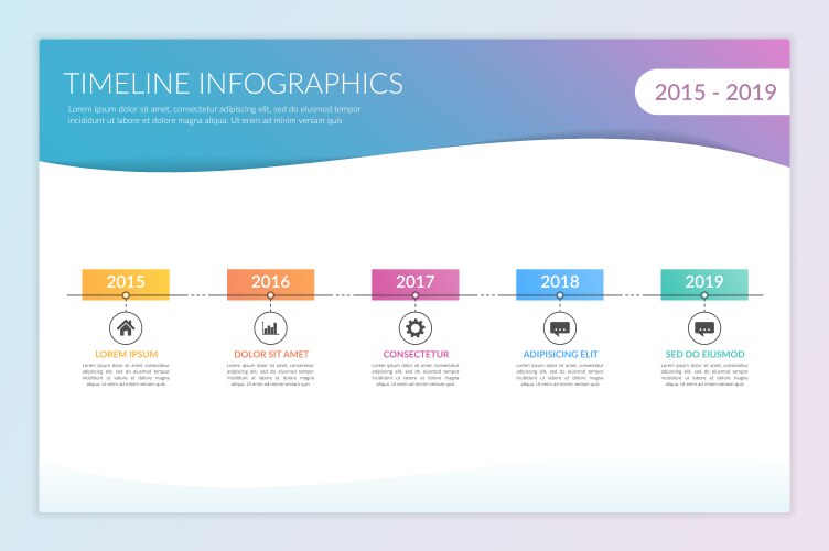 Infographic monthly timeline diagram with 3d stair
