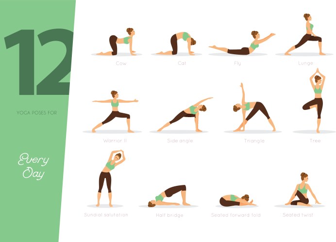 Woman daily schedule female activities every day Vector Image