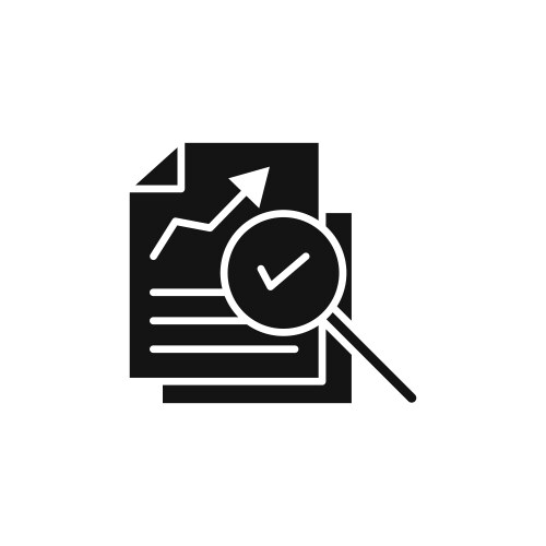 Overview icon isolated on white background Vector Image