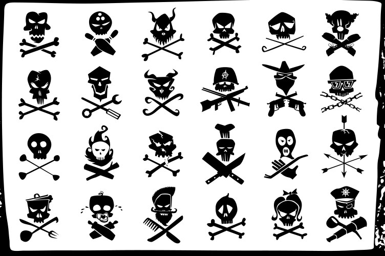 Skull and Bones Vector Images (over 84,000)