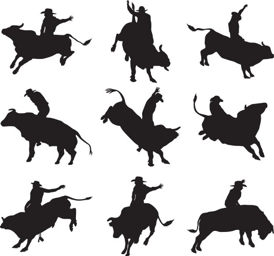 Rodeo Silhouette Patterns