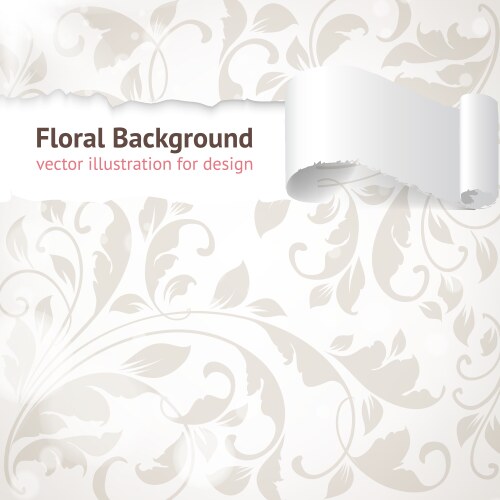 Floral card Royalty Free Vector Image - VectorStock