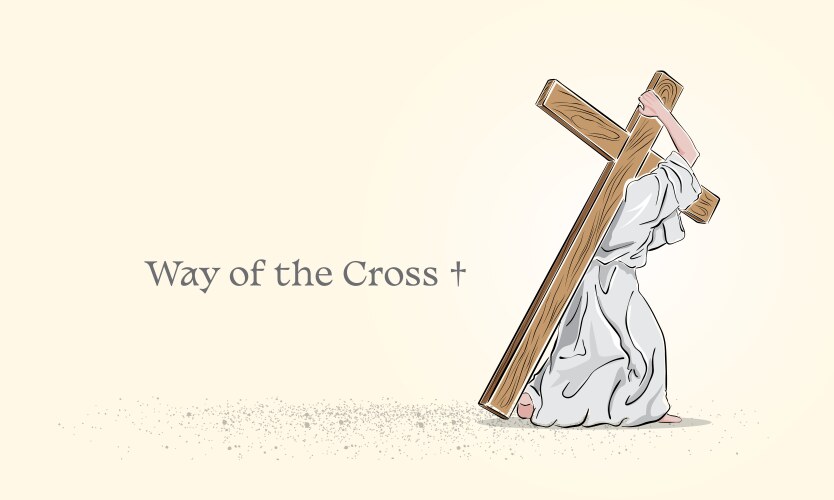 Jesus Carrying The Cross Drawing Christ Carrying His Cross