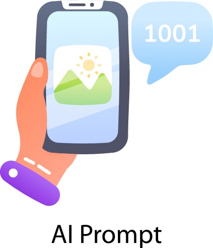 Ai prompt Royalty Free Vector Image - VectorStock