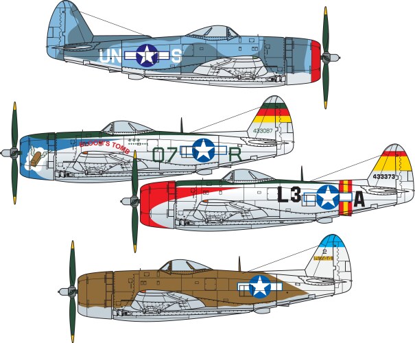 Warbird Vector Images (over 140)