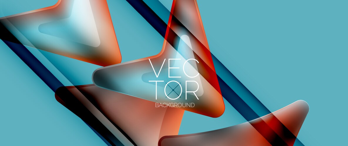 Fluid gradient arrow abstract vibrant arrows Vector Image