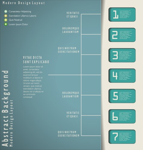 Modern design template Royalty Free Vector Image