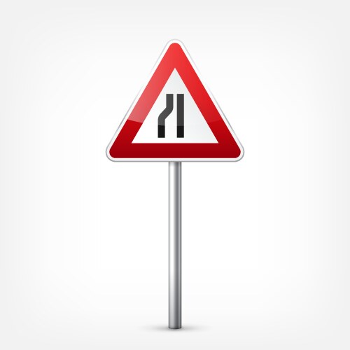 Ramp 35 mph sign isolated on transparent Vector Image