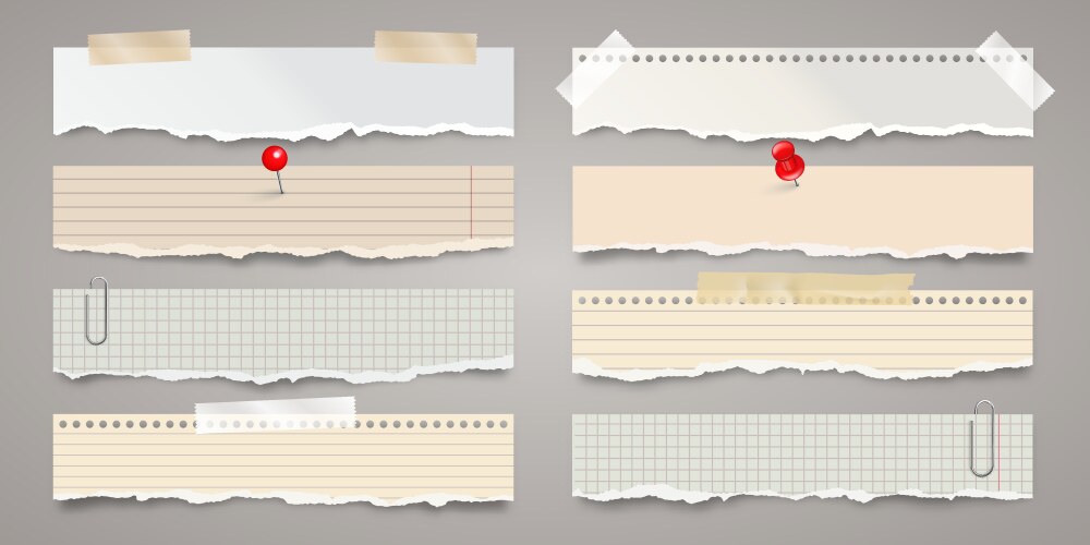 Ripped Paper and Tape Vector Images (over 2,200)