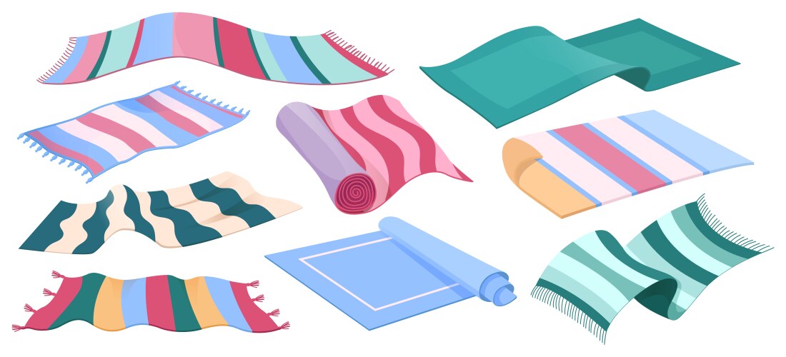 Arabic carpet icon cartoon style Royalty Free Vector Image