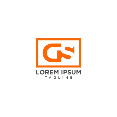 Number one negative space logo concept Royalty Free Vector