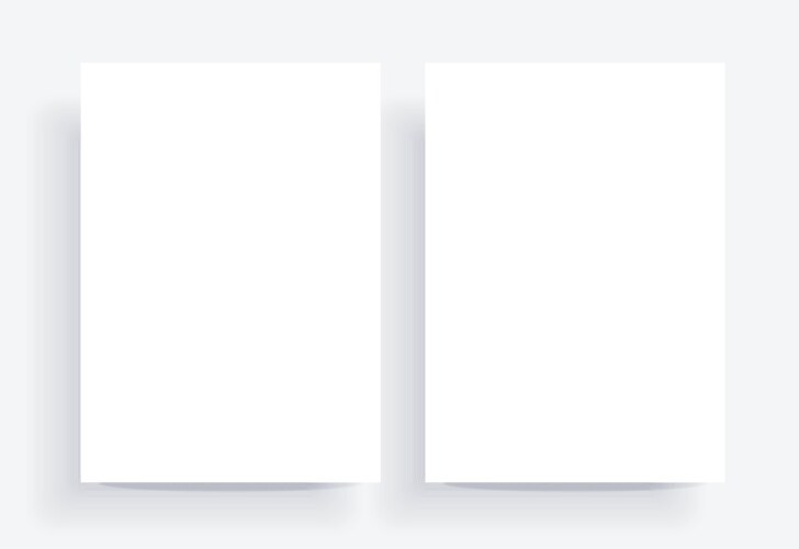 Blank paper sheet Royalty Free Vector Image - VectorStock