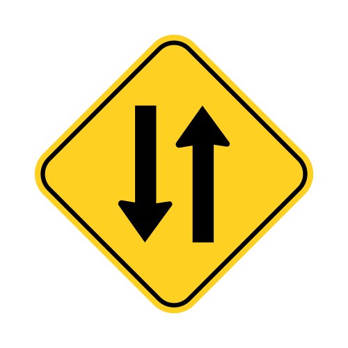 Two Way Sign Vector Images (over 4,200)