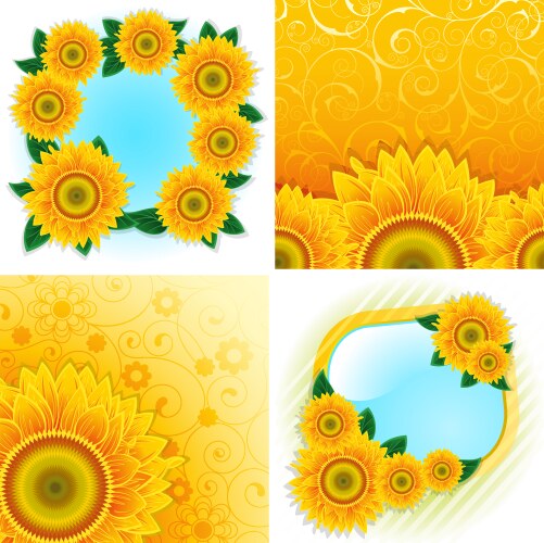 Sunflower Vector Images (over 50,000)
