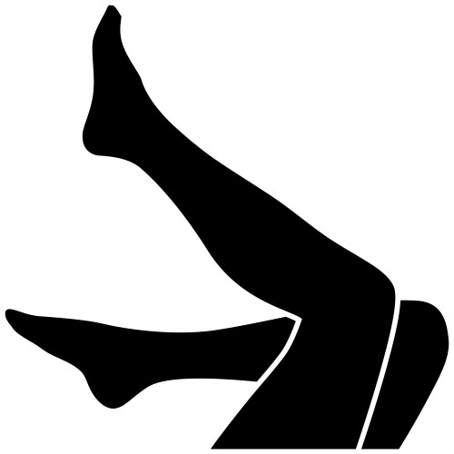 Female legs in high heels image Royalty Free Vector Image