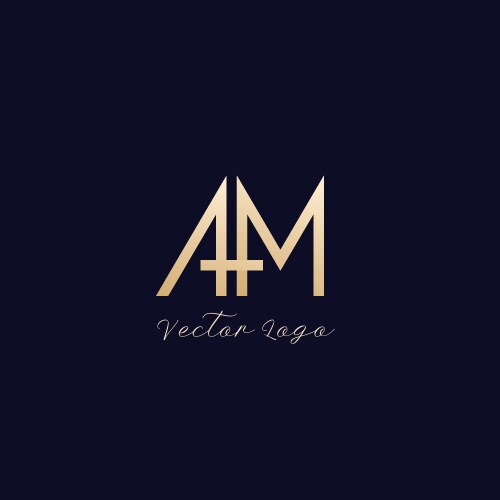 Am Letter Logo Vector Images (over 3,700)