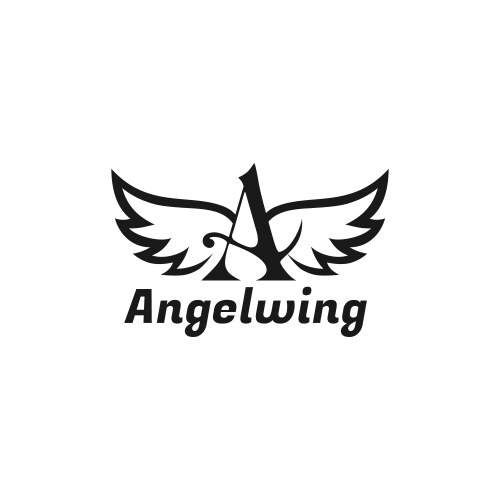 Angel praying logo Royalty Free Vector Image - VectorStock