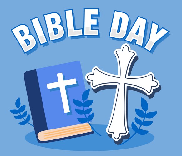 National bible day Royalty Free Vector Image - VectorStock