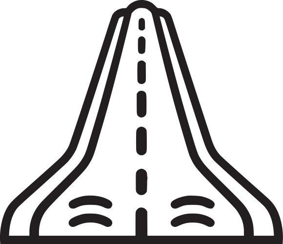 Road icons Royalty Free Vector Image - VectorStock