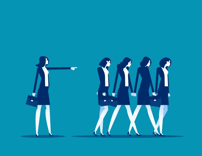 Depressed sad teen girl character with depression Vector Image