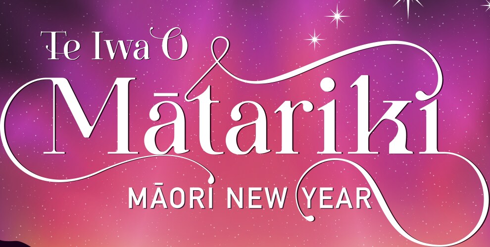 Matariki poster Royalty Free Vector Image - VectorStock