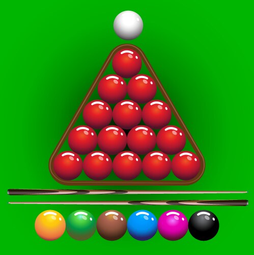Snooker sport design Royalty Free Vector Image