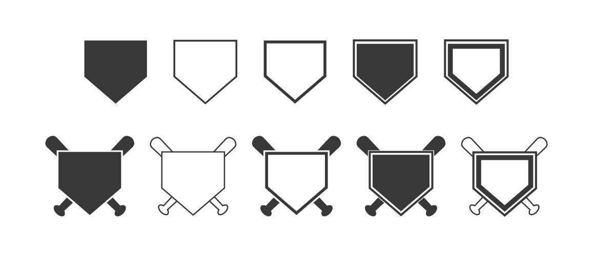 Baseball Home Plate Logo Vector Images (over 410)