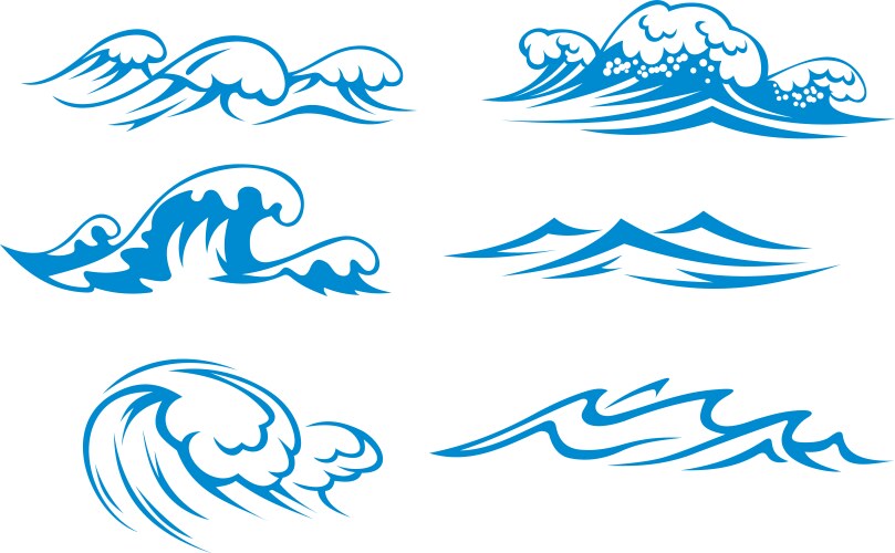 Wave Vector Images Graphics For Commercial Use Vectorstock