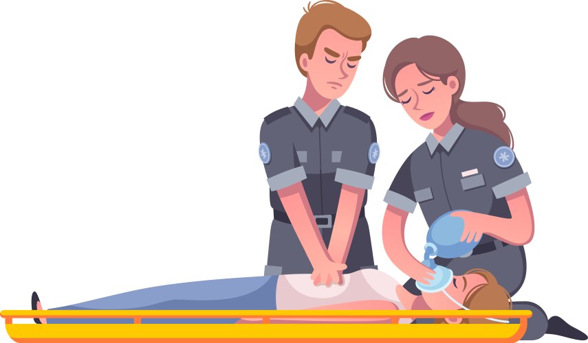 Emergency cartoon icon Royalty Free Vector Image