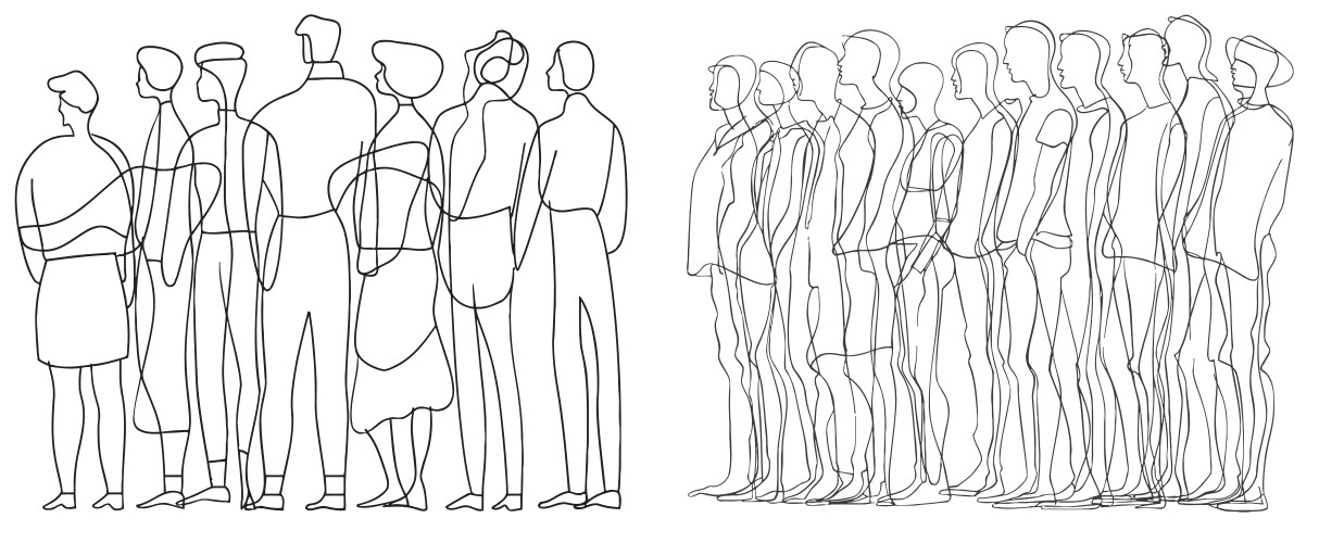 Group people hold hands friends together Vector Image