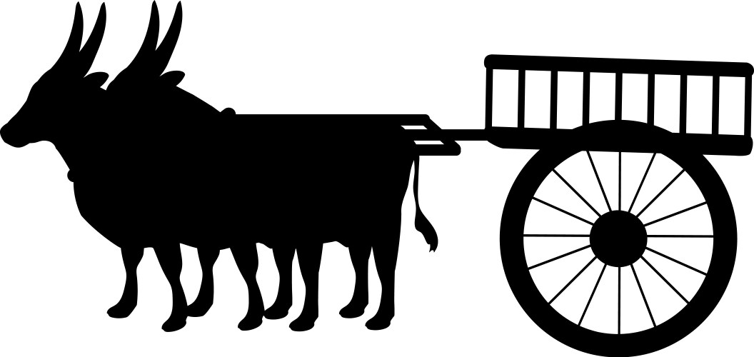 Bull cart Vector Images & Graphics for Commercial Use | VectorStock