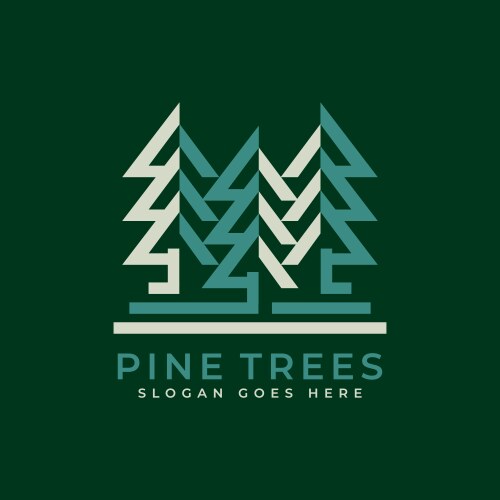 Abstract Pine Tree Vector Images (over 34,000)
