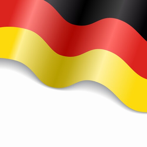 German flag wavy abstract background Royalty Free Vector