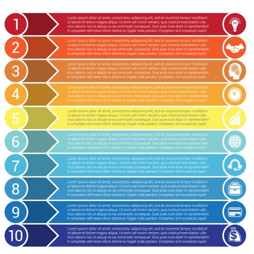 10 Steps Infographics Vector Images (over 10,000)