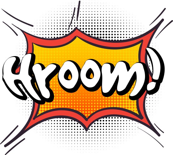 Comic text collection sound effects pop art style Vector Image