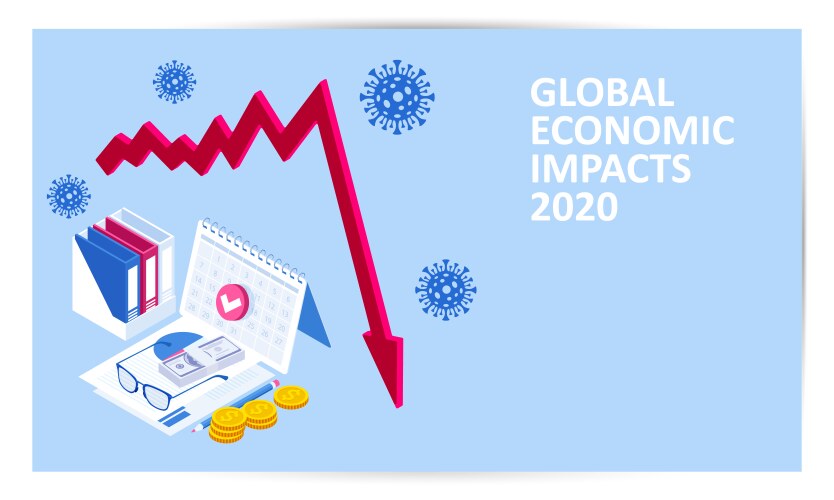 Economic and social factors concept icon Vector Image