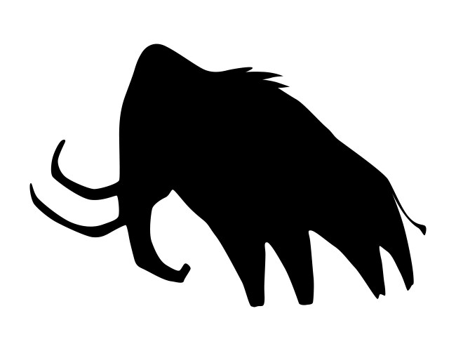 Prehistoric cave paintings old drawings Royalty Free Vector