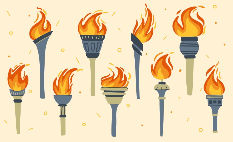 Olympic Torch Vector Images (over 2,700)