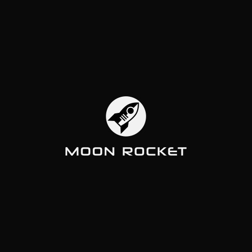 Moon game logo Royalty Free Vector Image - VectorStock