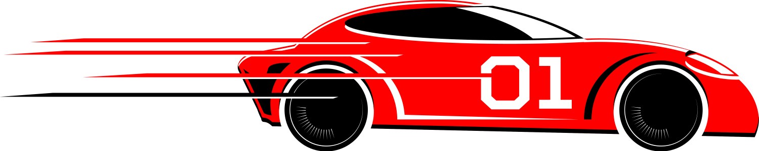 Fast racing car Royalty Free Vector Image - VectorStock