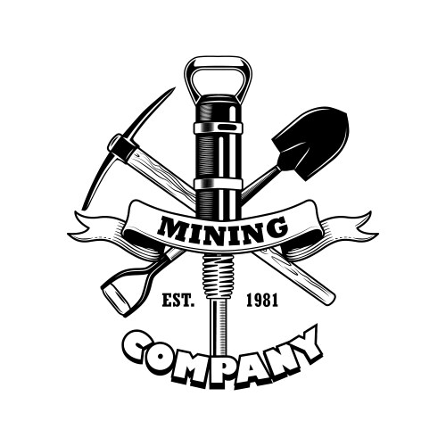 Miner Royalty Free Vector Image - VectorStock