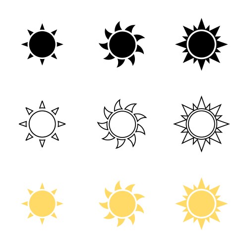 Sun Outline Vector Images (over 100,000)