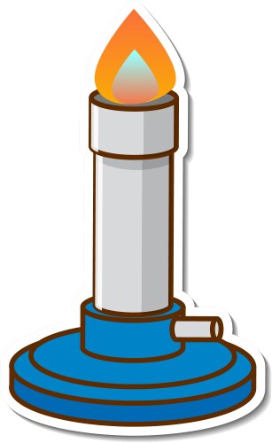 Physics equipment sticker Royalty Free Vector Image